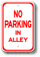 Alley Sign