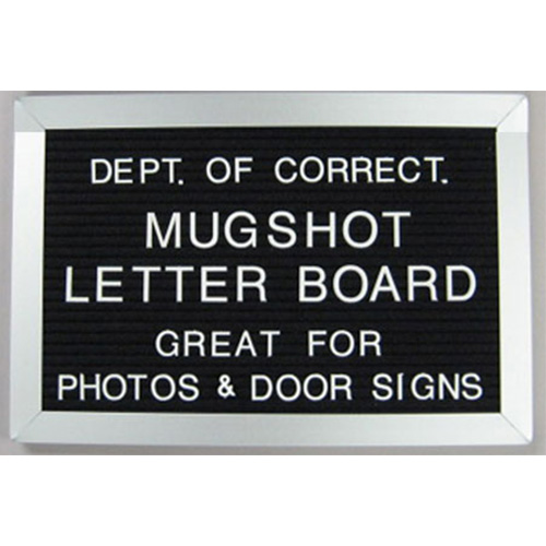 Mugshot Letter Board for Photos and Door Signs | DL071208L