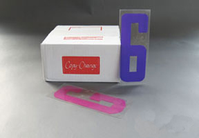 8 inch Pink and Purple Portable Sign Sign Letter Kit | CFL89P