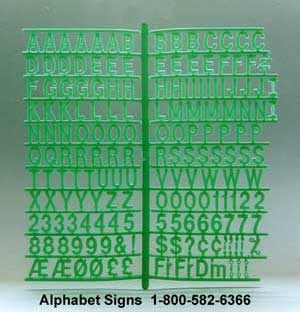 Menu Board Letters & Numbers - All Sizes & Colors In Stock