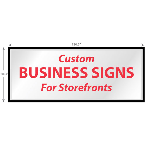 Wall Mount Marquee Sign 120W x 48H - Free Design