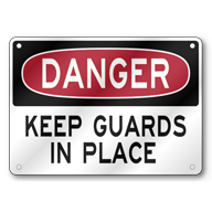 Danger Safety Signs For Workplace - In Stock - Free Shipping