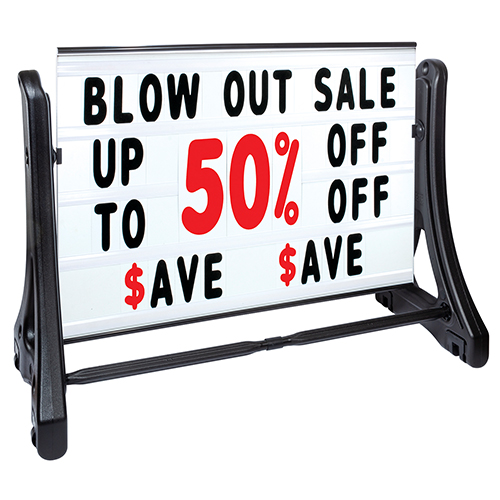 Roadside Signs | 48" x 36" Message Board Deluxe | RSDLXSSWMB