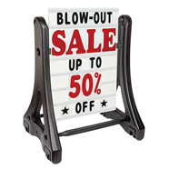 Magic Master Sidewalk Signs With Wheels | Alphabet Signs