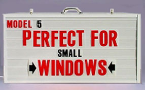Compact Window Changeable Letter Sign - Lighted Marquee - In Stock | SL5CL