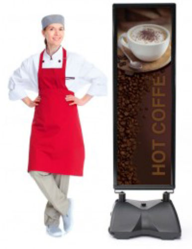 Windmaster 4604 Slim Curb Sign | 18 x 56 Stand | SD144604