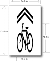 Sharrow - Shared Lane Marking - For Pros - Save | 70060SH