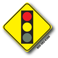 Signal Ahead Symbol W3-3