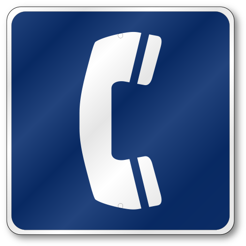 Telephone, D9-1 Traffic Sign, .080 Outdoor Reflective Aluminum ...