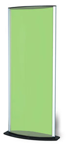 Tall 22 x 56 Curved Poster Stands For Retailers - Damatic Stylish | SF08VX4