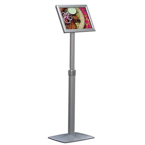 11 x 17 Snap Frame Floor Stand, 43 inch Adjustable Post, 11 inch Base ...