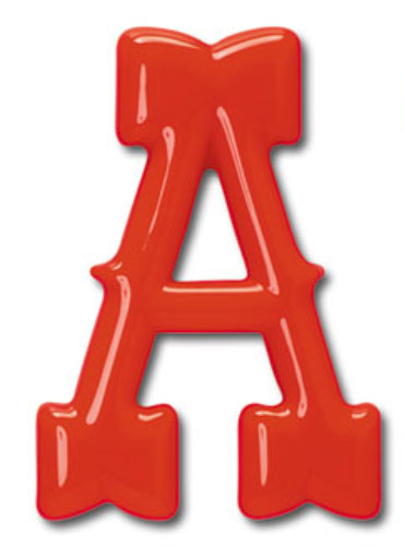 12 inch Barnum Classic Plastic Building Sign Letters Formed By Alphabet ...