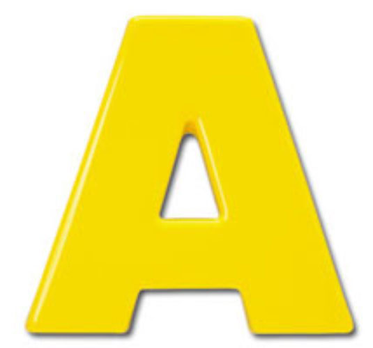 6 inch Helvetica Bold Plastic Formed Letters & Numbers for Outdoor ...