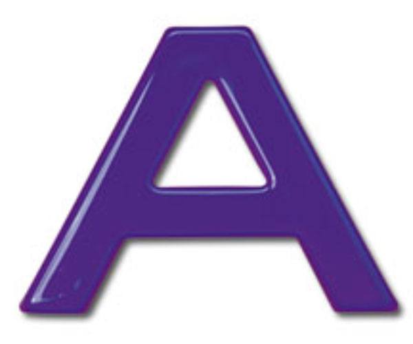 4 inch Microgramma Extended Plastic Building Sign Letters | BL16004