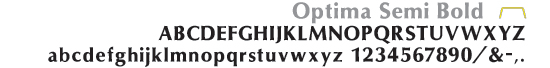 Optima Semi Bold Formed Plastic Sign Letters | Outdoor