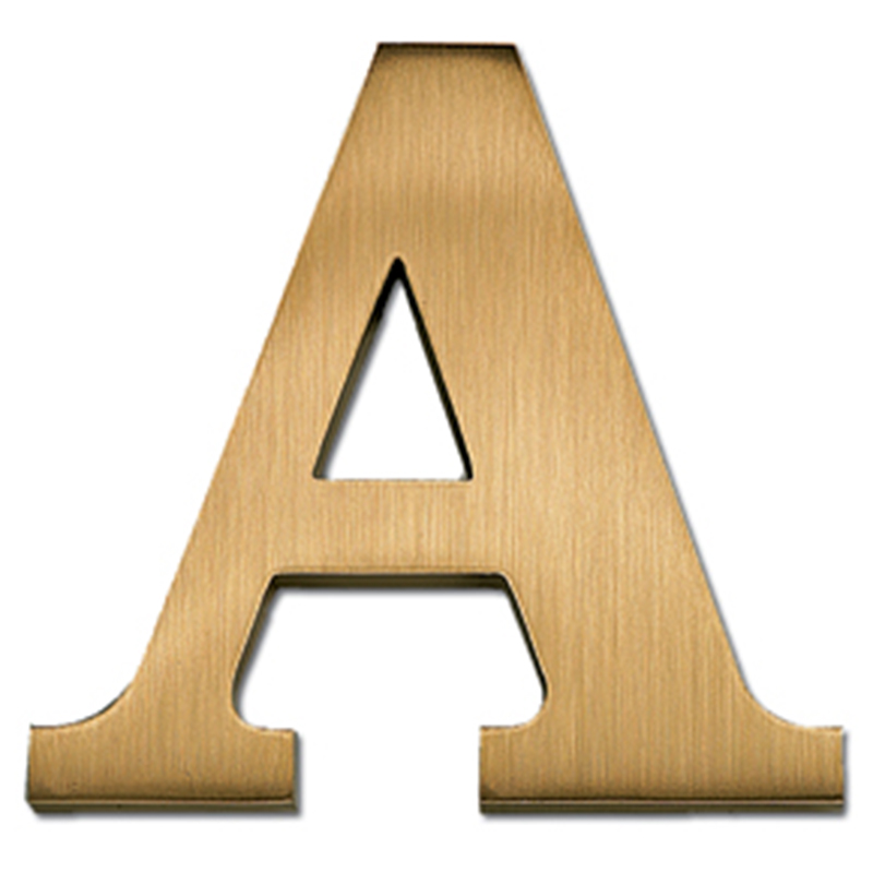 24 inch Roman Cast Metal Sign Letters | Aluminum or Bronze | BL2CC24