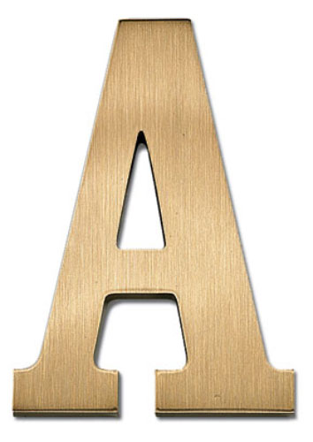 12 inch Craw Clarendon Condensed Cast Metal Sign Letters | Aluminum or ...