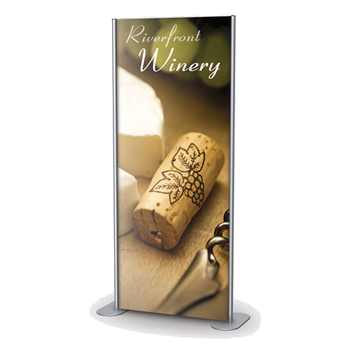 Skyscraper Mightee Mount for 72 inch Tall Rigid Graphics, Heavy Duty ...