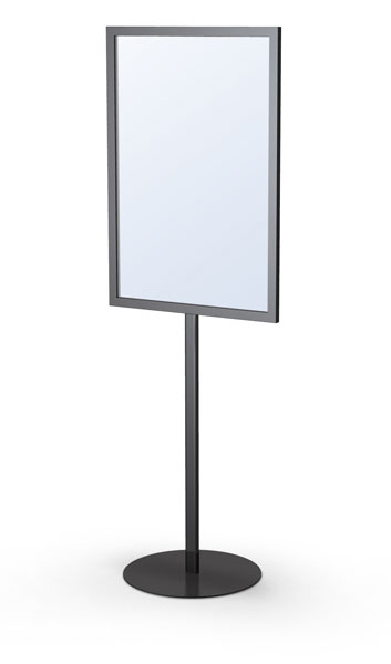 24 x 36 Double Sided Poster Frame | Heavy Duty Floor Stand | SF32NST2436