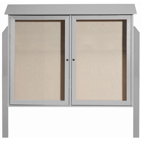 Community Message Center, 45 x 36 Lockable Double Door, Outdoor | MS174536
