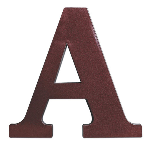 4 inch Roman Minnesota Letters, 3D Injection Molded Plastic | ML0404
