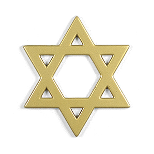 Star of David Plastic Sign Symbol - All Sizes & Colors