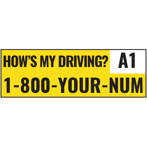 How's My Driving Decal | Custom One Day | VL0720