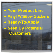 Window Lettering | Vinyl Logos & Decals