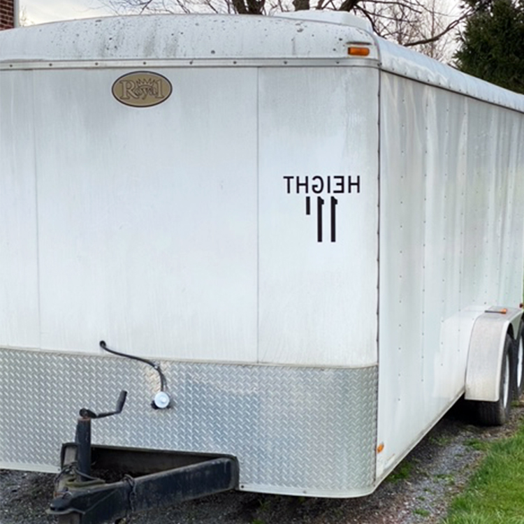 Truck Height Stickers | Custom One Day