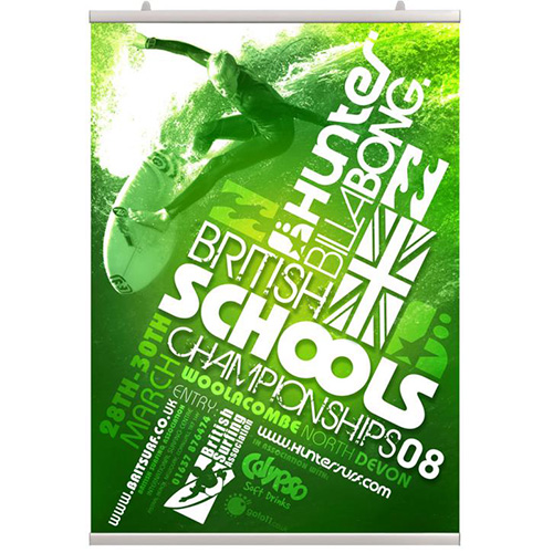 48 inch Hanging Banner Kit With Snap Rails | SF5410SN122