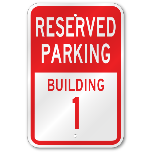 Apartment Building Parking Sign | 3M Reflective Outdoor Quality | PS171708