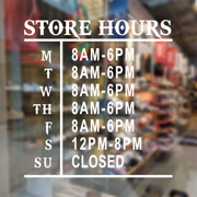 Business Hours Signs | Alphabet Signs