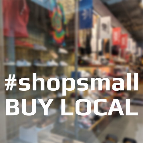 Shop Small Buy Local Window Decal | One Day