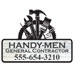 Contractor Truck Door Decal | Custom Shield Design