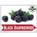 Black Raspberries Produce Yard Signs | Visible Double Sided