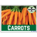 Carrots Produce Yard Signs | Visible Double Sided