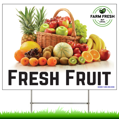 Fresh Produce Sign