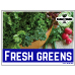 Fresh Greens Produce Yard Signs | Visible Double Sided