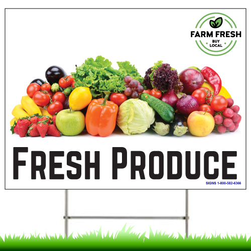 Fresh Food Sign