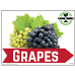 Grapes Produce Yard Signs | Visible Double Sided