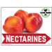 Nectarines Produce Yard Signs | Visible Double Sided