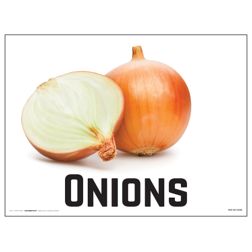 Onion Sign Language Onions Produce Yard Signs | Visible Double Sided
