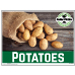 Potatoes Produce Yard Signs | Visible Double Sided