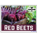 Red Beets Produce Yard Signs | Visible Double Sided