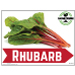 Rhubarb Produce Yard Signs | Visible Double Sided