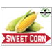 Sweet Corn Produce Yard Signs | Visible Double Sided