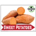 Sweet Potatoes Produce Yard Signs | Visible Double Sided