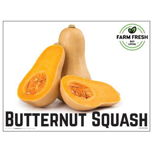 Butternut Squash Yard Signs | Visible Double Sided | CS4071