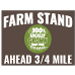 Farm Stand Yard Signs | Visible Double Sided