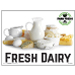 Fresh Dairy For Sale Yard Signs | Visible Double Sided